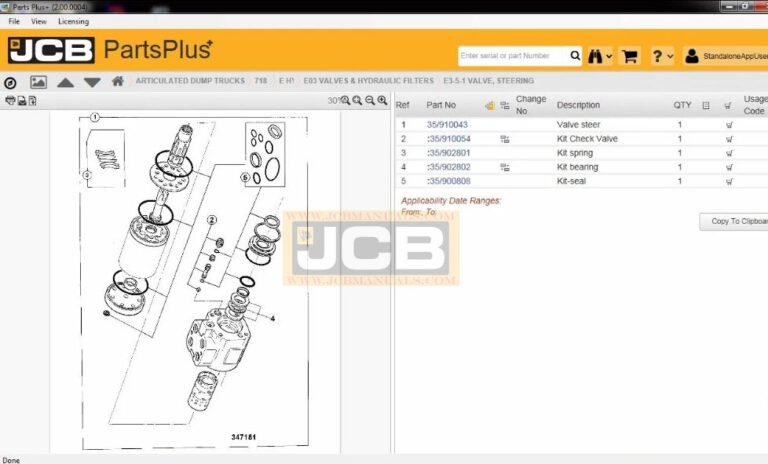 JCB Service Parts Pro 2.0 [SPP 2.0] Activation