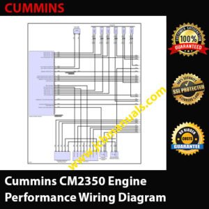 Cummins CM2350 Engine Performance Wiring Diagram
